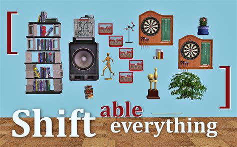 Mod The Sims Shiftable Everything Move Any Object Up And Down