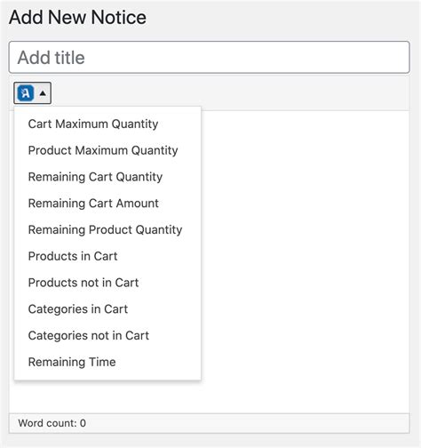 Dynamic Cart And Checkout Notices Documentation Woocommerce