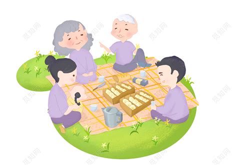 家庭野餐聚会素材免费下载 觅知网