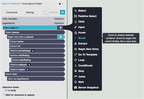 Scroll Parsehub Help Center