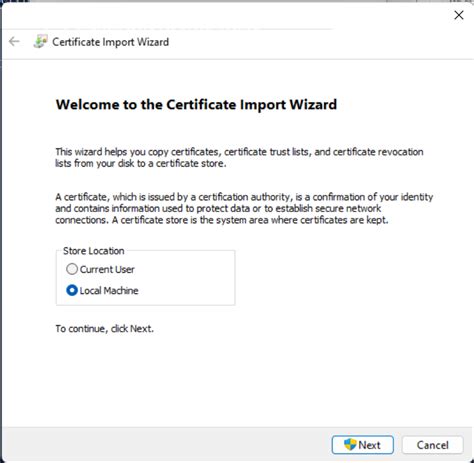 Windows Certificate