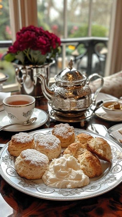 Free Elegant Tea Time Image Tea Scones Elegance Download At Stockcake