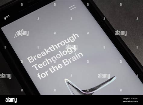 Website Of Neuralink On An Iphone Neuralink Corporation Is A Neurotechnology Company