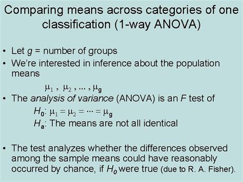 12 Comparing Groups Analysis Of Variance Anova Methods