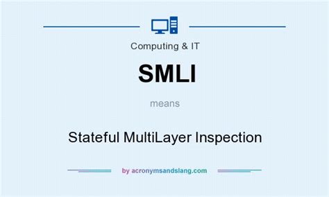 Smli Stateful Multilayer Inspection In Governmental And Military By