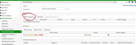 technical tip how to block a signature fortinet community