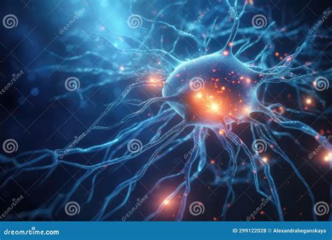 Image Of Nerve Endings Under Stock Illustration Illustration Of Human