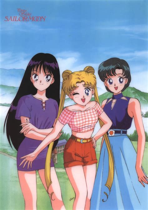 Tsukino Usagi Mizuno Ami And Hino Rei Bishoujo Senshi Sailor Moon Drawn By Tadano Kazuko