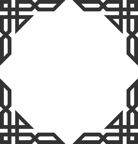 Clipart Islamic Corners Ornamentsart Border Design Frame Border