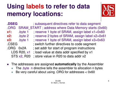 PPT Accessing Atmega SRAM Data Memory PowerPoint Presentation Free Download ID