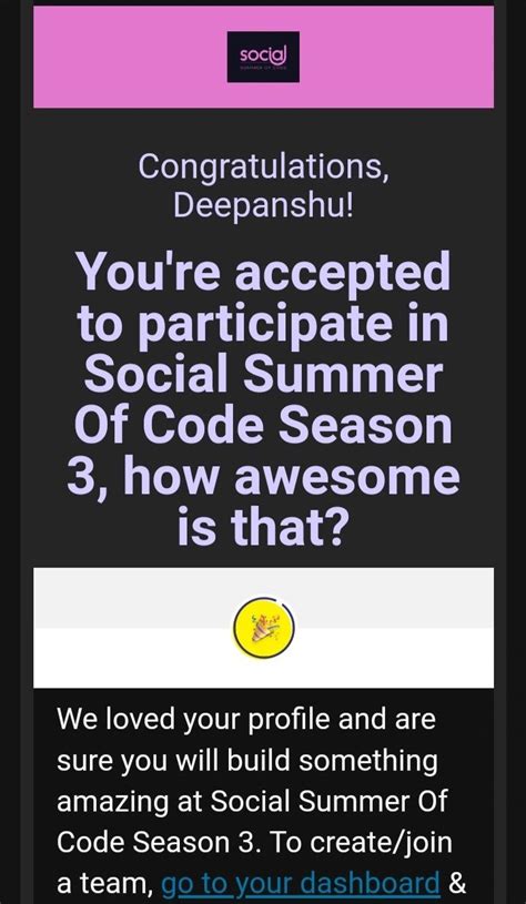 Deepanshu Agrawal On Linkedin Socialsummerofcode