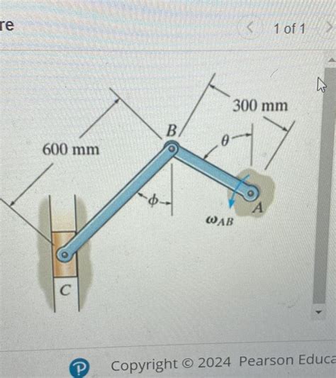 Rod Ab Is Rotating With An Angular Velocity Of Wab60