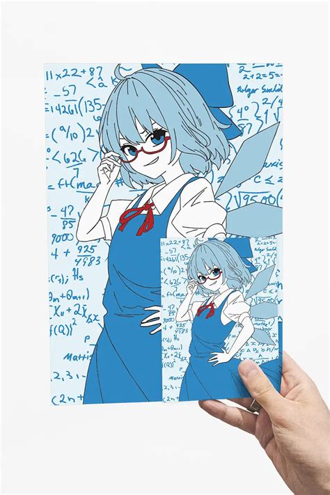 Cirnos Perfect Math Class • Art Print Kaomoji ® Official