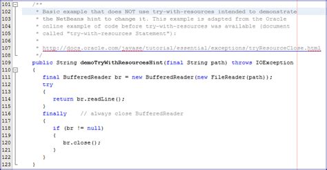 Seven Netbeans Hints For Modernizing Java Code Java Code Geeks