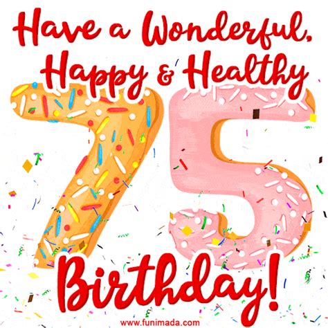 Happy 75th Birthday Animated S Download On