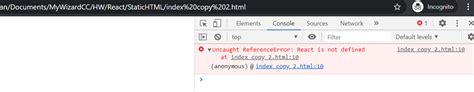 Uncaught Referenceerror React Is Not Defined The Freecodecamp Forum