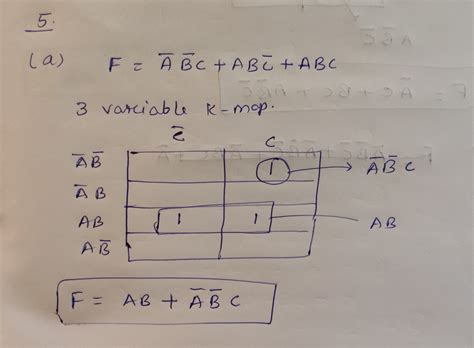 Solved Question 5 4 Determine The Sop And Pos Boolean Expressions For Course Hero