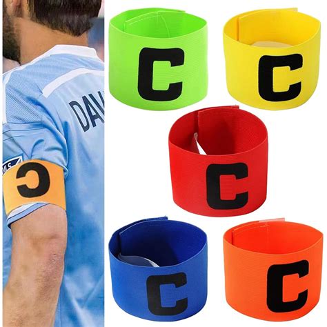Getfacai 5 Pcs Captain Armband Football Captains Armband Captains