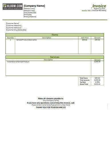 Visiting Invoice Format For Manufacturer PSD File By Invoice Format For Manufacturer Cards