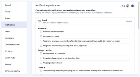 managing your notifications