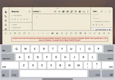 Bug Extra Space With Plugin Advanced Mobile Toolbar In Insider Mobile Ipados16 Beta Help