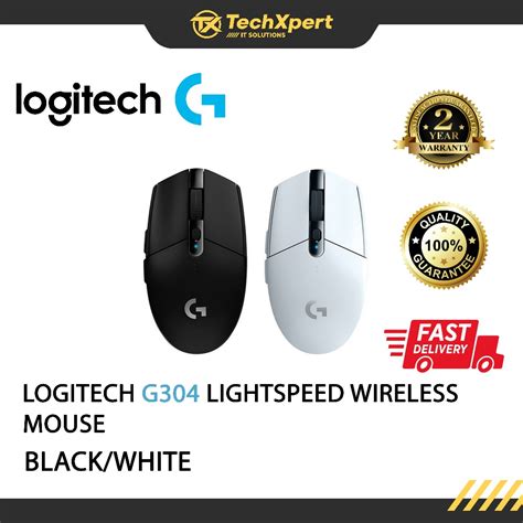 Logitech G304 Lightspeed Wireless Gaming Mouse With Lightweight 12k Hero Sensor 6 Programmable