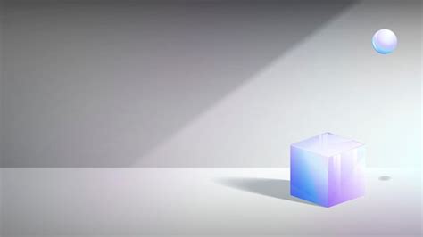 Résumé Du Cube Et De La Sphère 3d Vecteur Gratuite