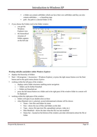 Introduction To Windows Xp PDF