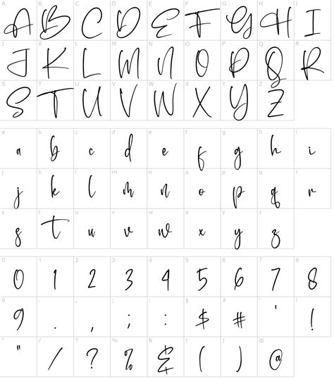 Handwritten Signature Font Download
