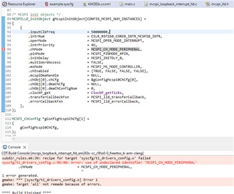Am2634 How To Set Syscfg Setting For Spi In Slave Mode Arm Based
