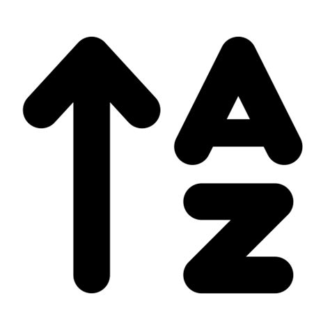 Font Awesome Arrow Up A Z Icon Font Awesome Iconpack Font Awesome Team