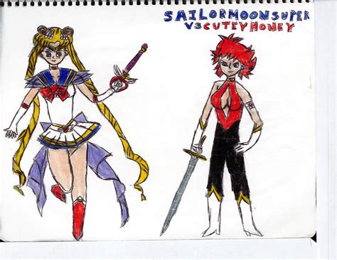 Sailor Moon Super Vs Cutey Honey By Thorman On Deviantart