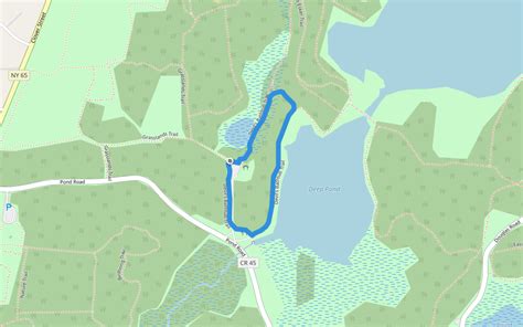 Devils Bathtub Trail In New York Walking Map