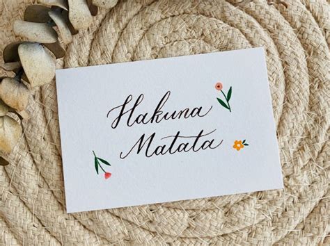 영문 캘리그라피 손글씨 미니액자 크몽