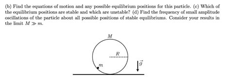 Solved Pts A Thin Circular Loop Of Radius R With Mass Chegg