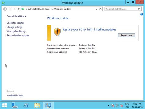 Windows Server 2012 R2 Initial Settings Windows Update Server World