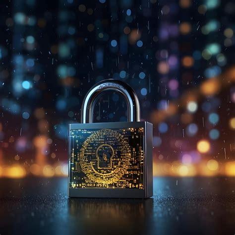 Abstract Internet Cyber Security Conceptgenerative Ai Premium Ai