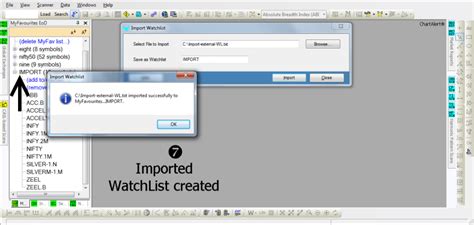 Import Watchlist From An External Txt Or Csv File Chartalert®