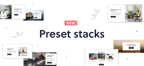 Preset Stacks Add Beautifully Designed Layouts As Quick As A Click