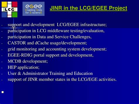Ppt Grid Activities In Jinr And Meta Cluster Of Distributed Computing