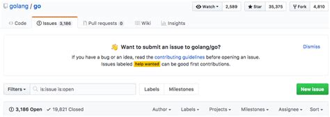 Meta Rename Helpwanted Label To Help Wanted · Issue 22329 · Golang