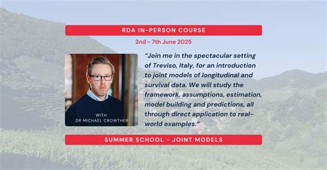 Summer School On Modern Methods In Biostatistics And Epidemiology Joint Modelling Of