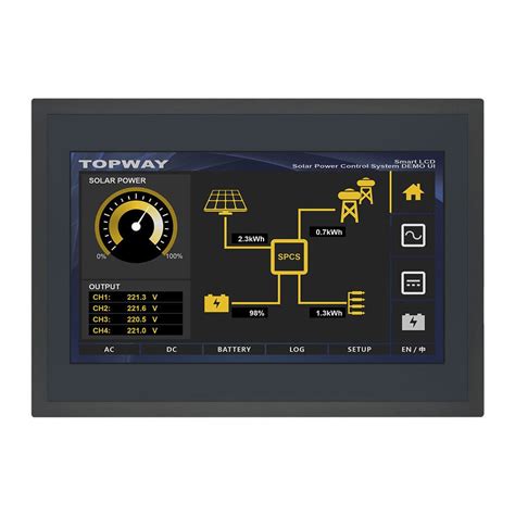 tft lcd display module hkt101bta c topway lcd resistive touch