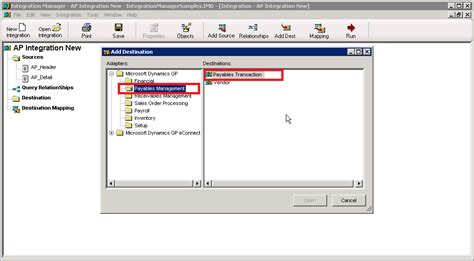 Dynamics Gp Guider Using Integration Manager To Integrate Ap
