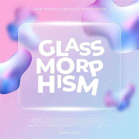 Premium Vector Premium Realistic Pink Blossom Blue Ice Gradient Glass Morphism Background Vector