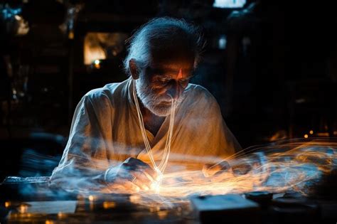 Sacred Thread Janeu Daily Practice Hinduism Religion Spiritual Symbol Premium Ai Generated Image