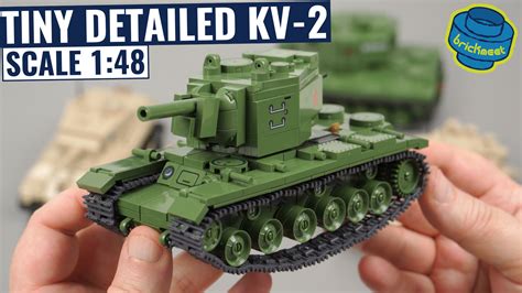Cobi 2731 Tiny But Detailed Kv 2 Scale 148 Heavy Tank Speed Build