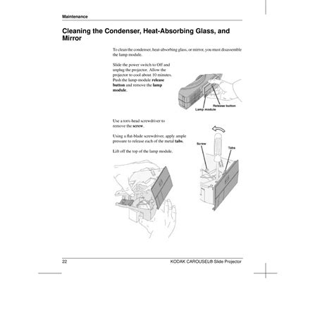 Kodak Slide Projector Instruction
