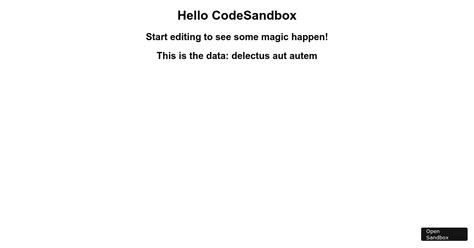 Test Reddit Codesandbox