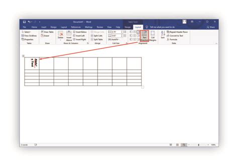 How To Rotate Text In Word